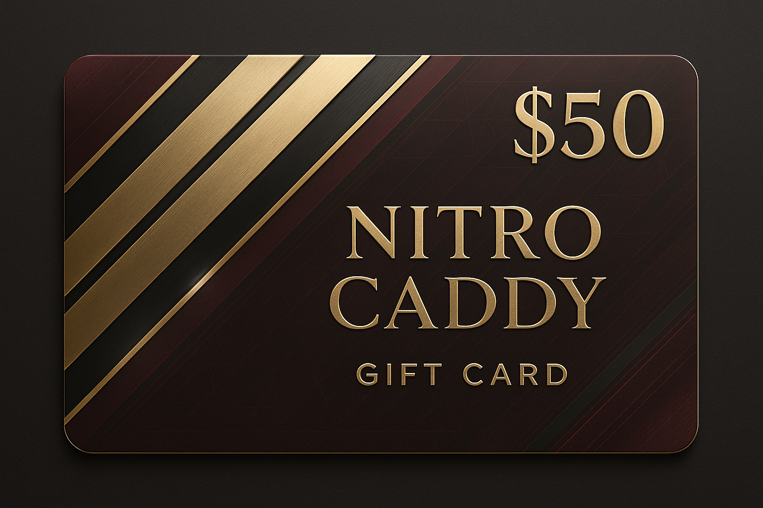The Official Nitro Caddy Gift Card